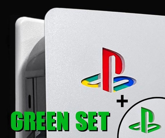 PS5 Logo Underlay Decals CLASSIC/GREEN SET - Etsy