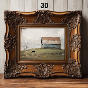 Printed-the Rural Life-mailed Prints, Rustic, Cottage, Cabin, Western ...