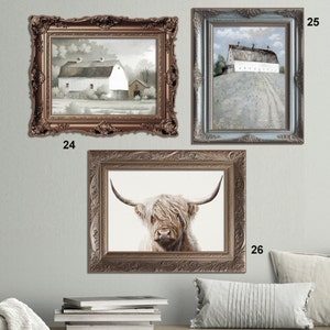Printed-the Rural Life-mailed Prints, Rustic, Cottage, Cabin, Western ...