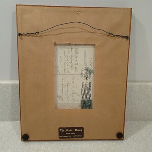 Antique 1908 Happy New Year Postcard Framed Artwork, Vintage Chicago ...