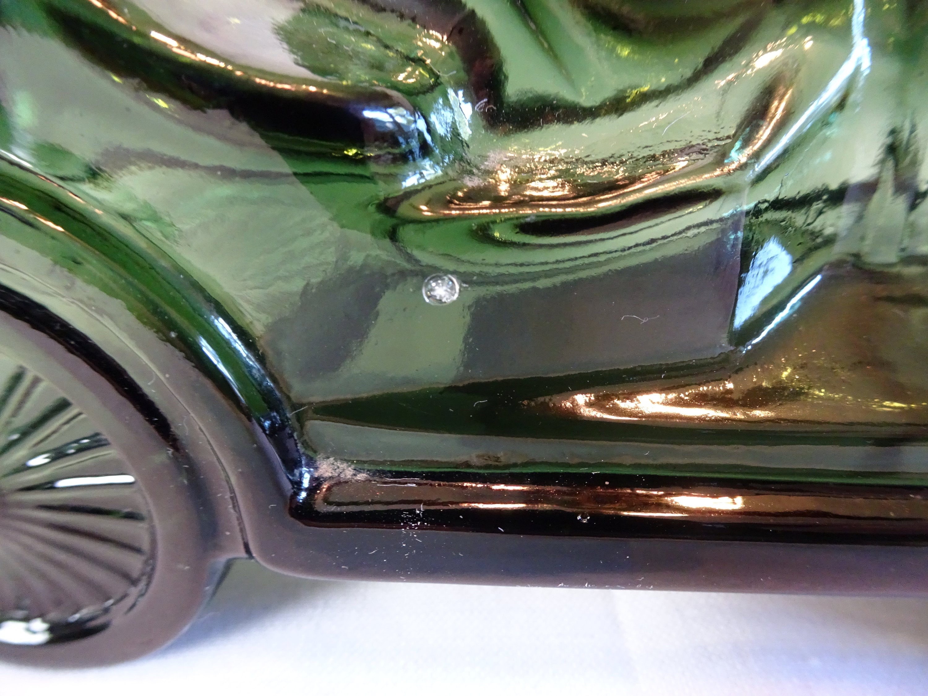 Avon Straight 8 Race Car Cologne Bottle, Vintage Dark Green Automobile ...