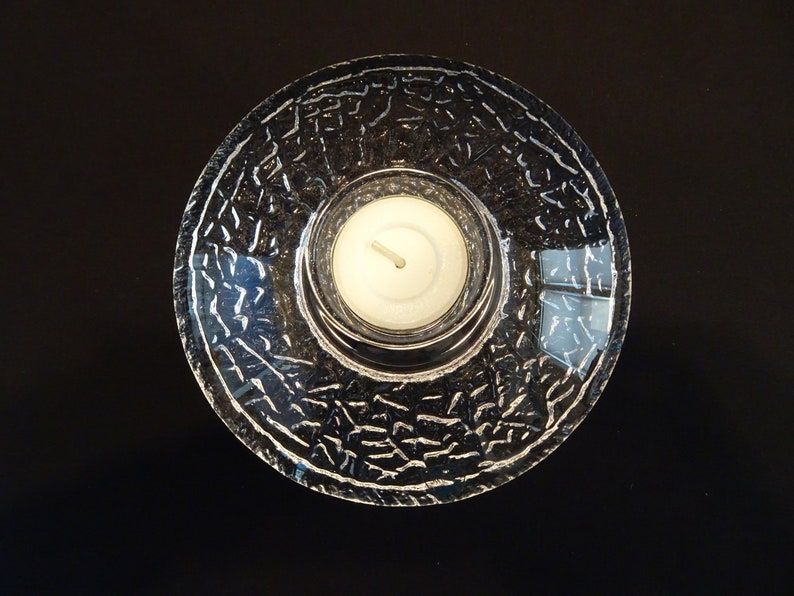 Orrefors Crystal Discus Votive Candle Holder Vintage Swedish - Etsy