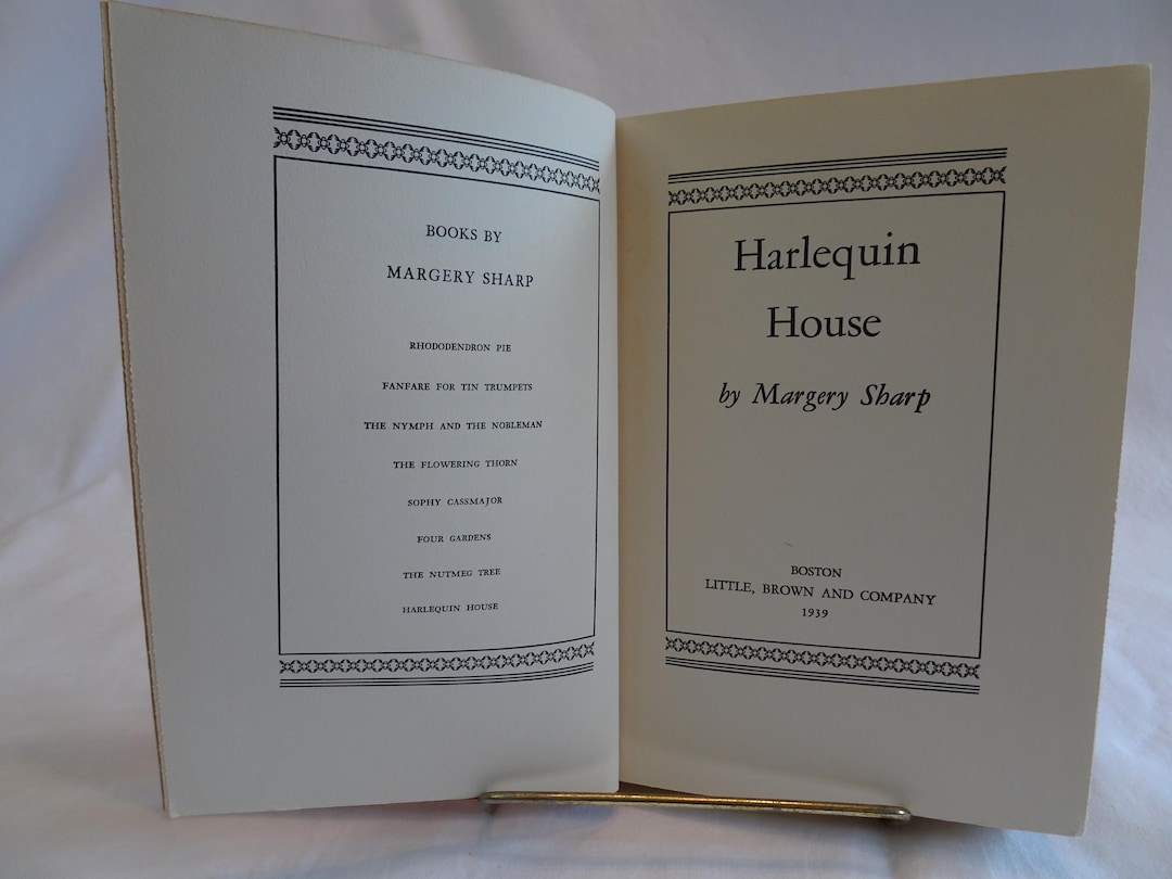 Antique First Edition (1939) Harlequin House Book by Margery Sharp ...