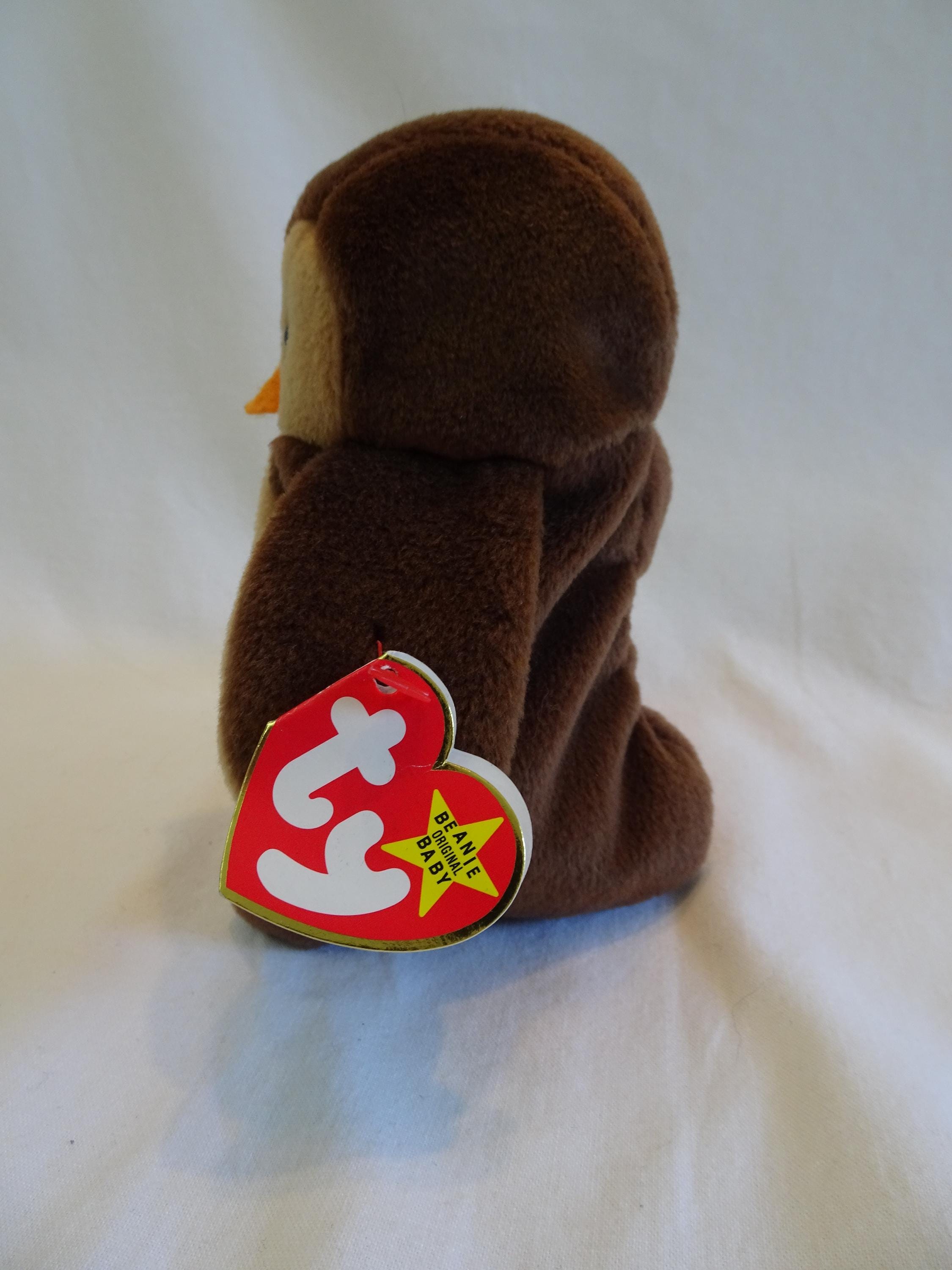 Beanie Baby Stuffed Toy, Hoot Owl Bird, Pounce Kitty Cat, Strut Rooster ...