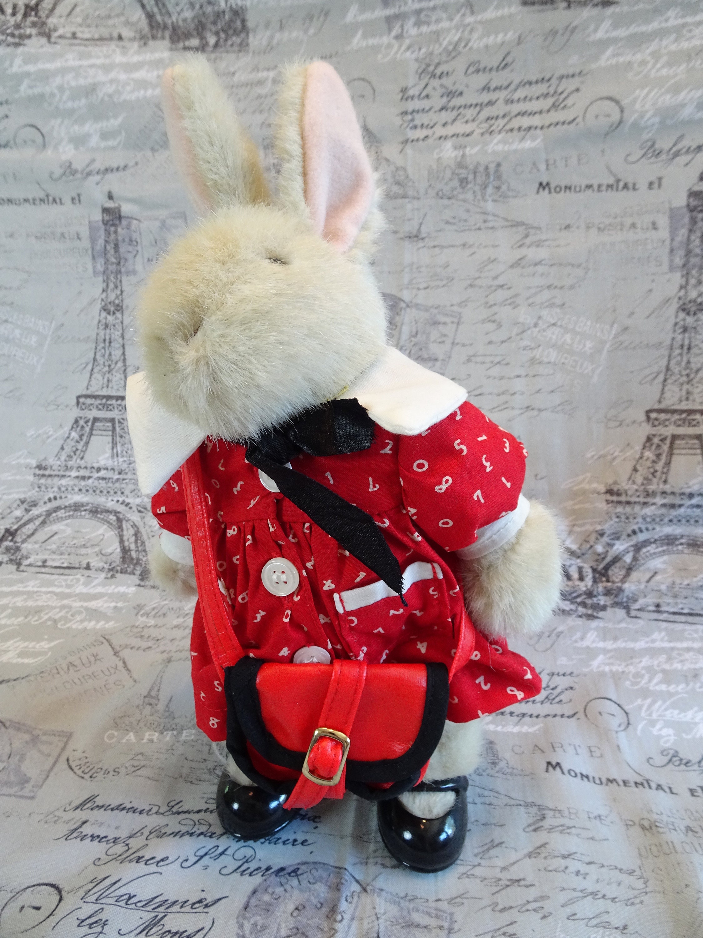 Vintage Hoppy VanderHare Back To School Rabbit Themed Outfit Stuffed ...