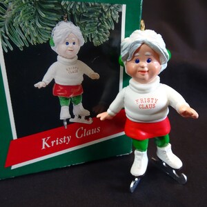 Vintage Hallmark Holiday Tree Ornaments Playful Angel Kristy - Etsy