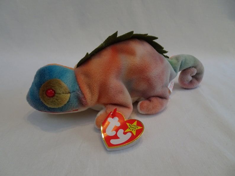 Beanie Baby Stuffed Toy, Freckles Cat, Classy Teddy Bear, Iggy Tie Dye ...