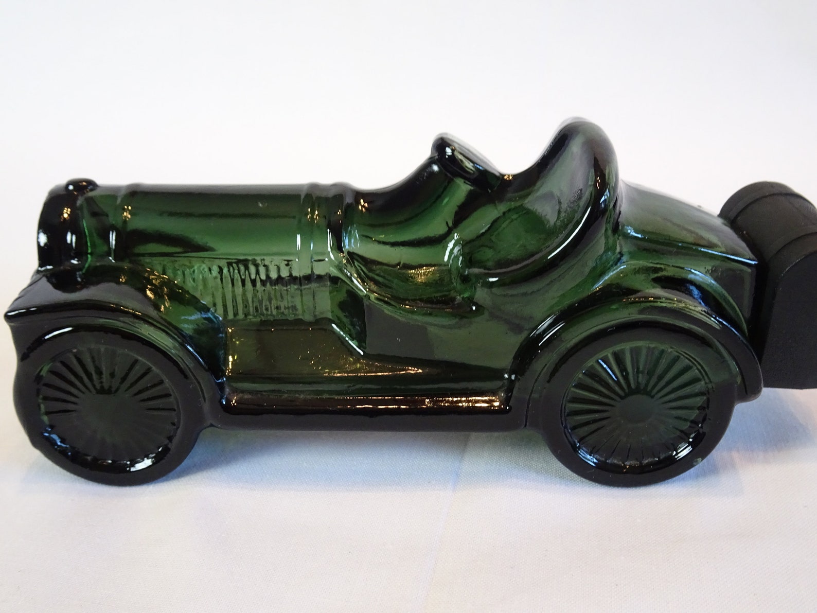 Avon Straight 8 Race Car Cologne Bottle, Vintage Dark Green Automobile ...