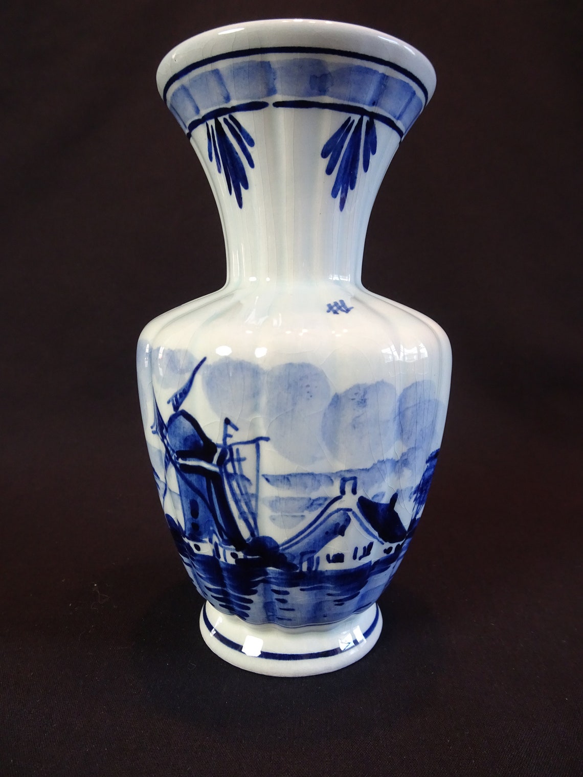 Delft Windmills Art Pottery Set of 3 Vintage Dutch Blue Small - Etsy