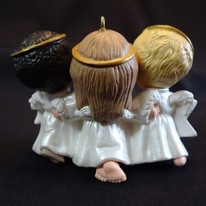 Vintage Hallmark Holiday Tree Ornaments Playful Angel Kristy - Etsy