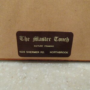 Antique 1908 Happy New Year Postcard Framed Artwork, Vintage Chicago ...