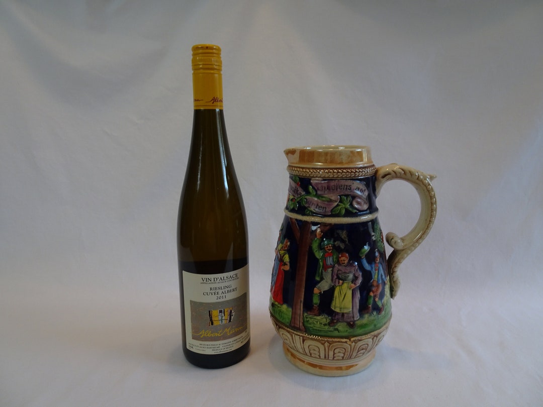 Antique Simon Peter Gerz German Serving Pitcher, Vintage Large 1900s ...