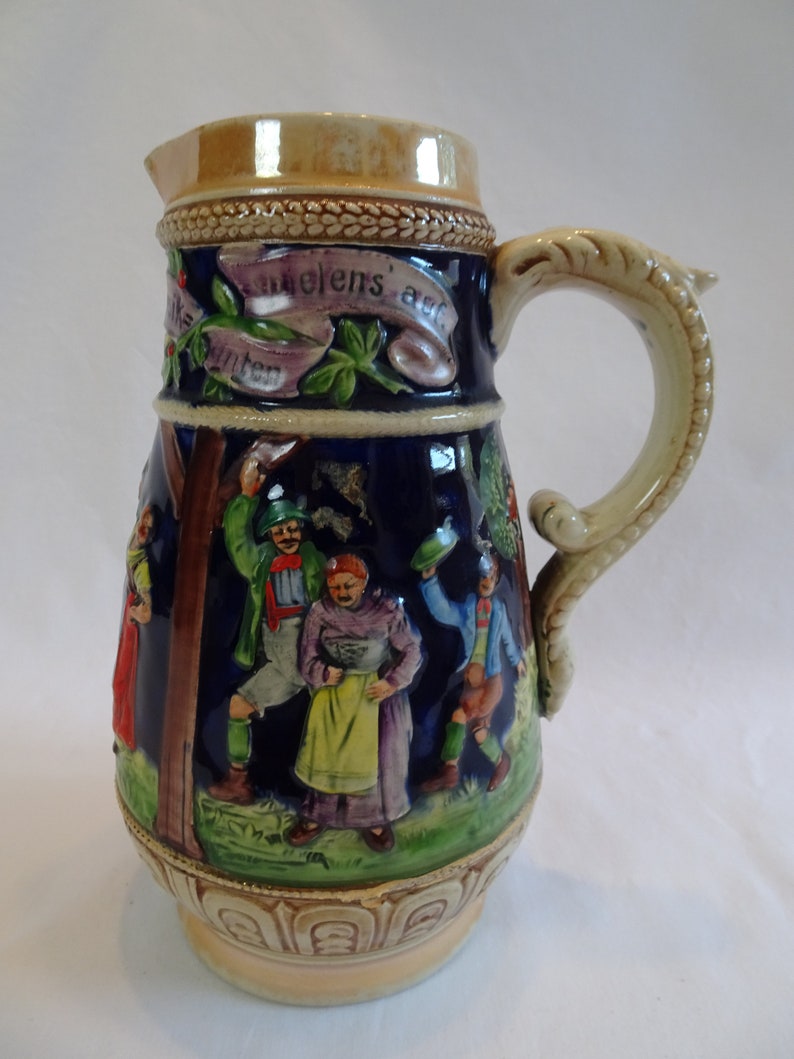 Antique Simon Peter Gerz German Serving Pitcher Vintage Large - Etsy