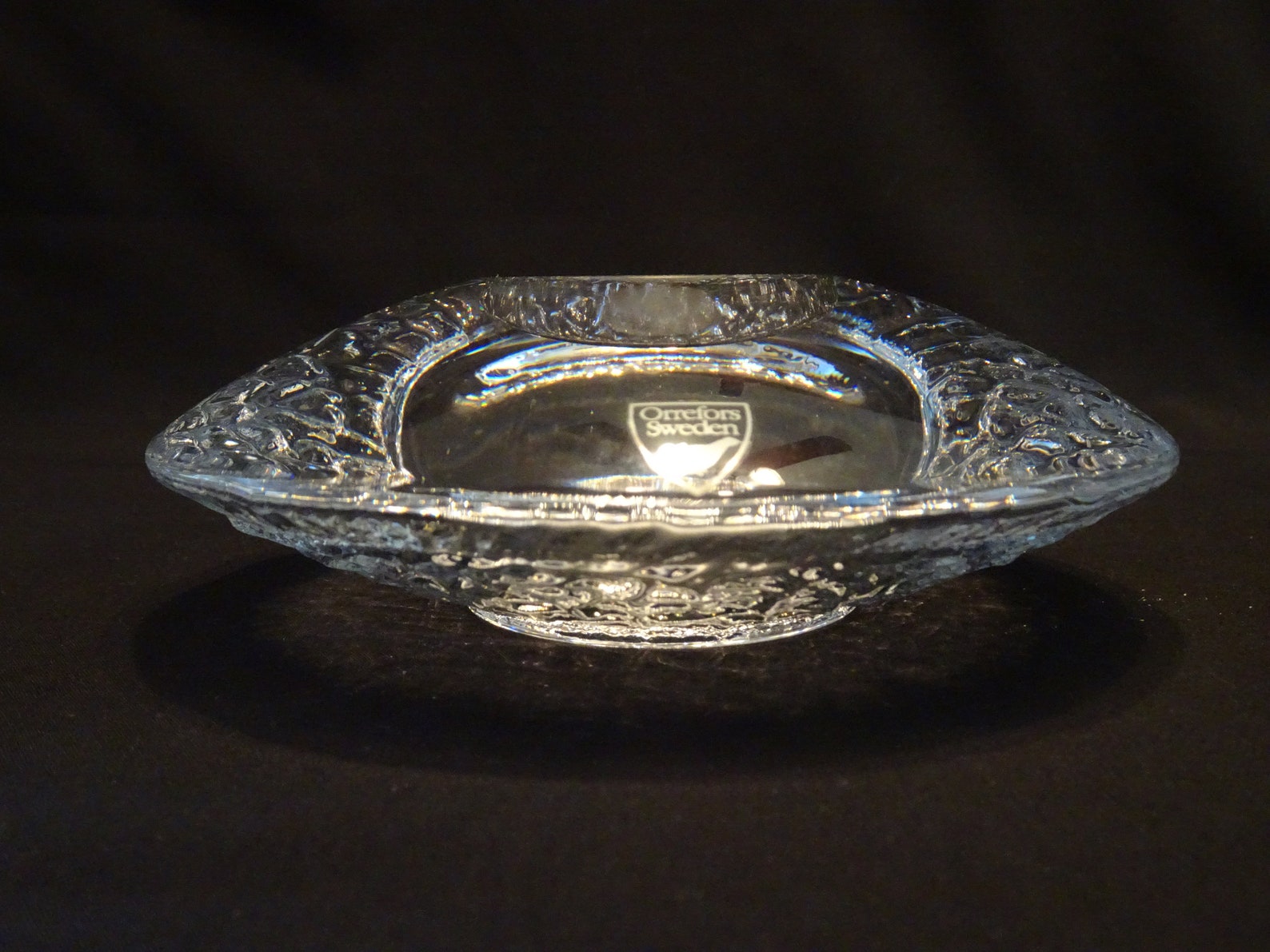 Orrefors Crystal Discus Votive Candle Holder Vintage Swedish - Etsy