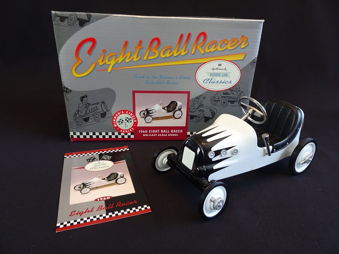 Hallmark Kiddie Car Classic Die-cast 1960 Eight Ball Racer, Vintage ...