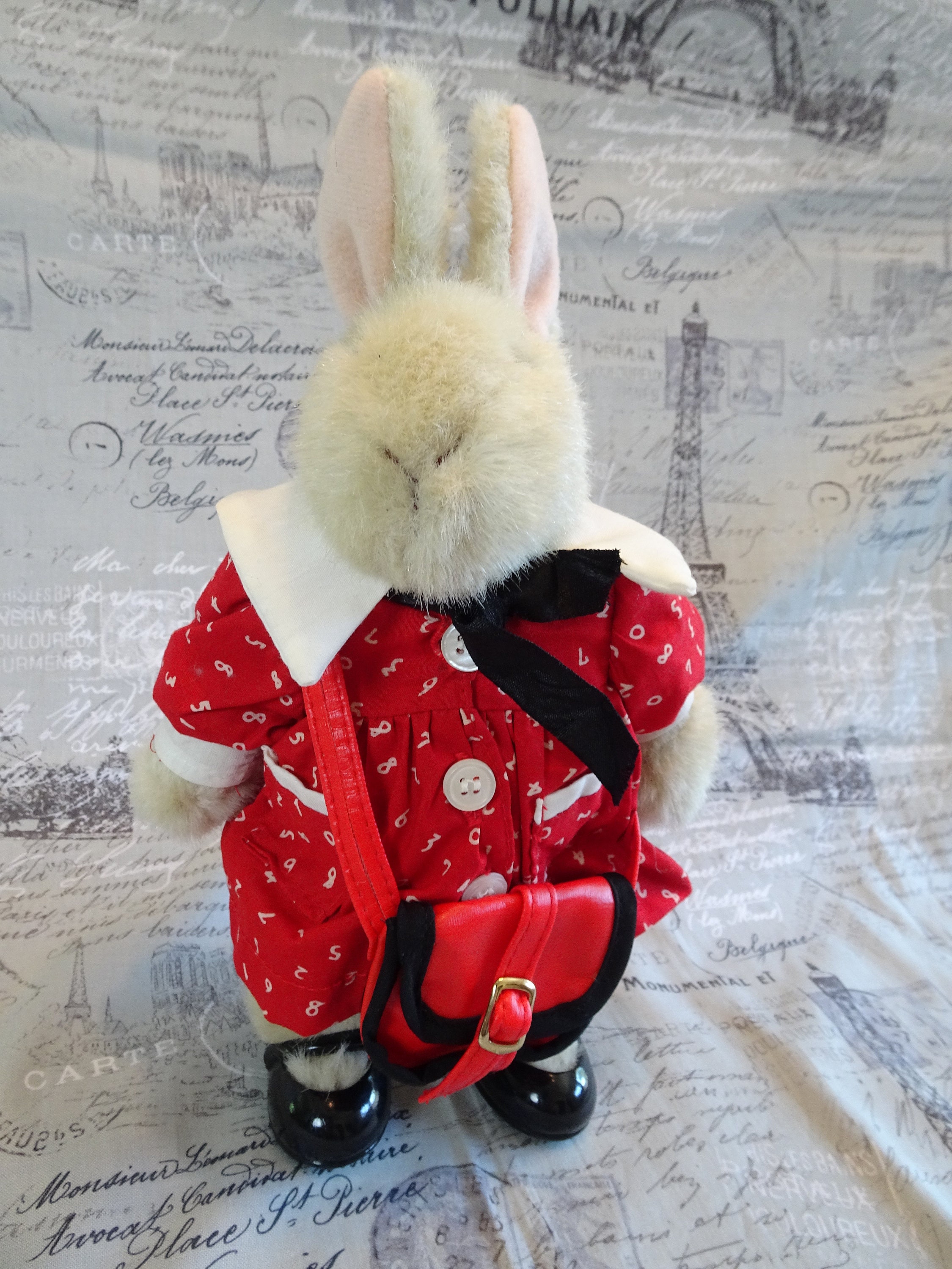 Vintage Hoppy VanderHare Back To School Rabbit Themed Outfit Stuffed ...