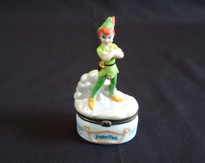 Disney Peter Pan Hinged Trinket Box Vintage PHB Collection - Etsy
