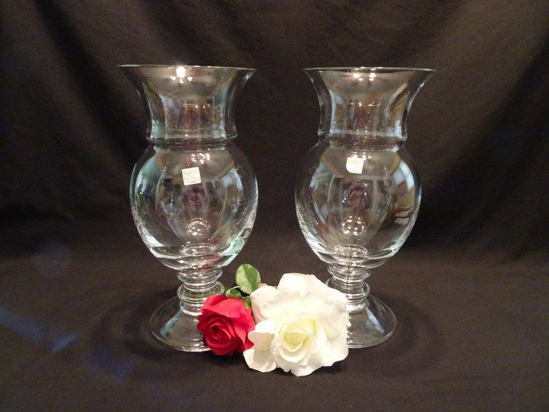 Miller Rogaska Crystal Palermo Vase, Vintage Large Flower Display ...