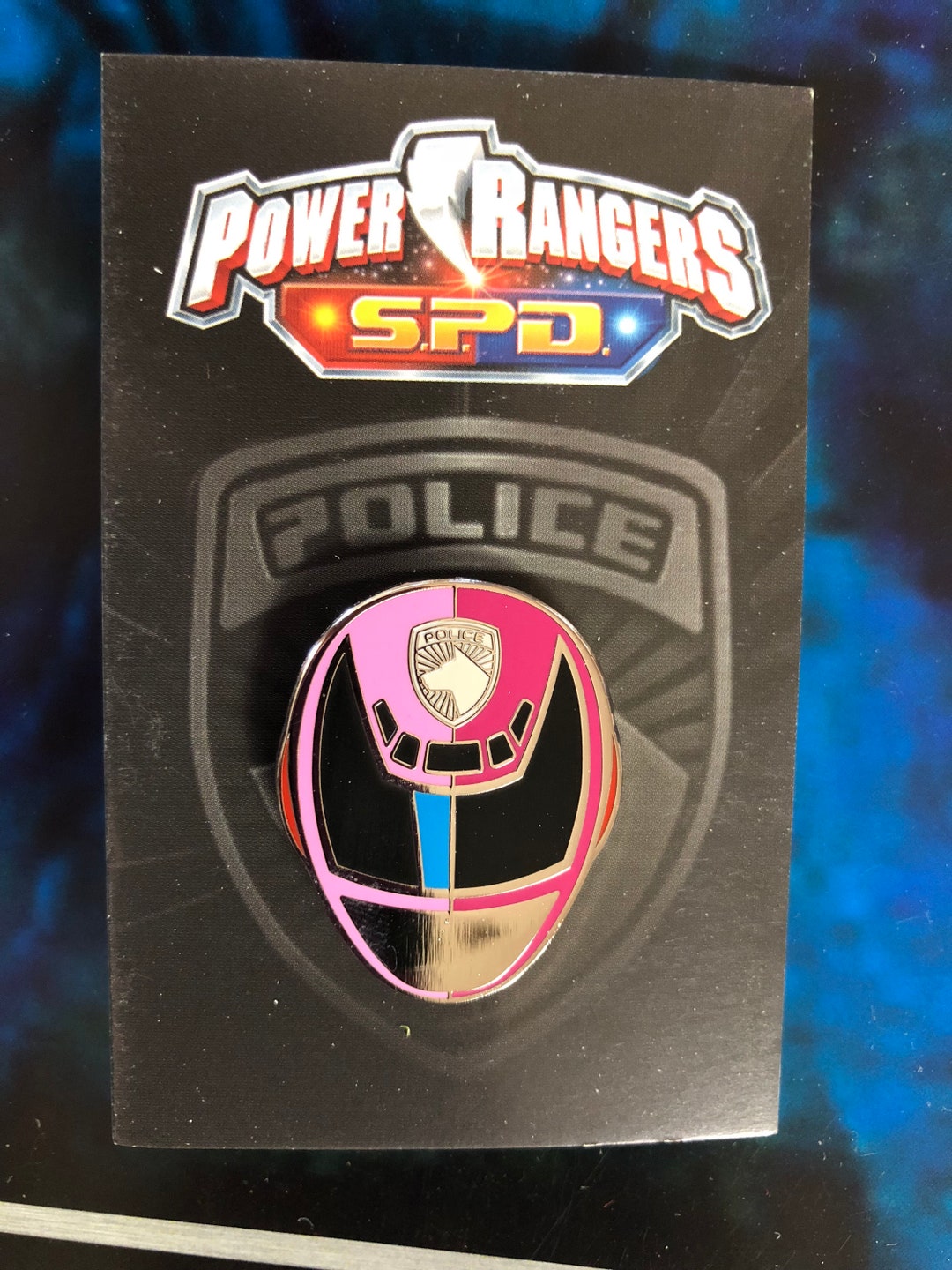 Power Rangers SPD Pink Ranger Syd Helmet Pin - Etsy