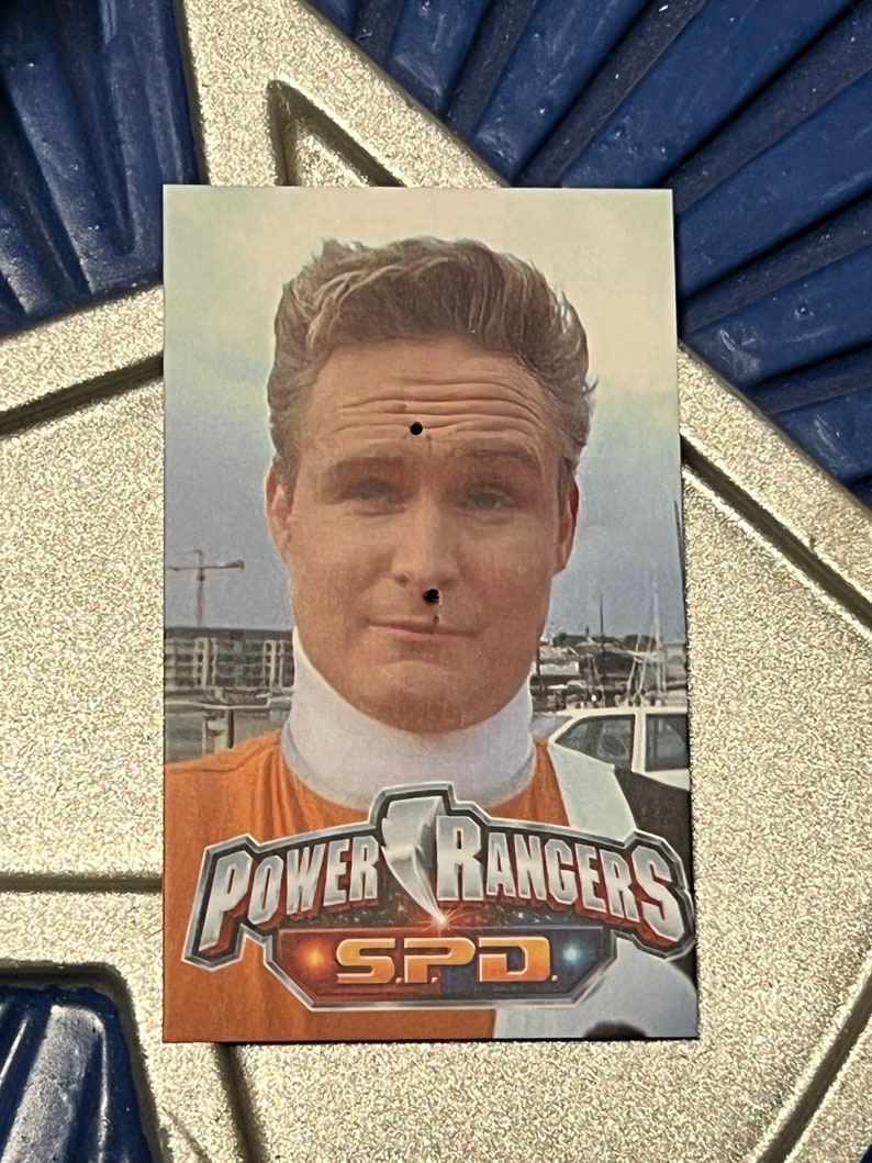 Power Rangers SPD Orange Ranger Helmet Enamel Pin - Etsy