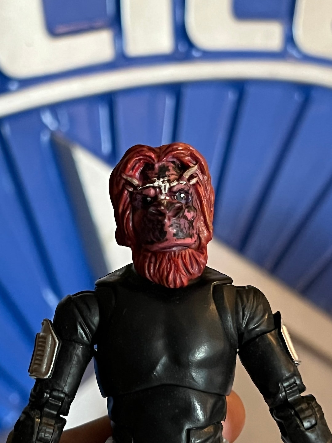 Power Rangers SPD Sergeant Silverback Custom Action Figure Head - Etsy