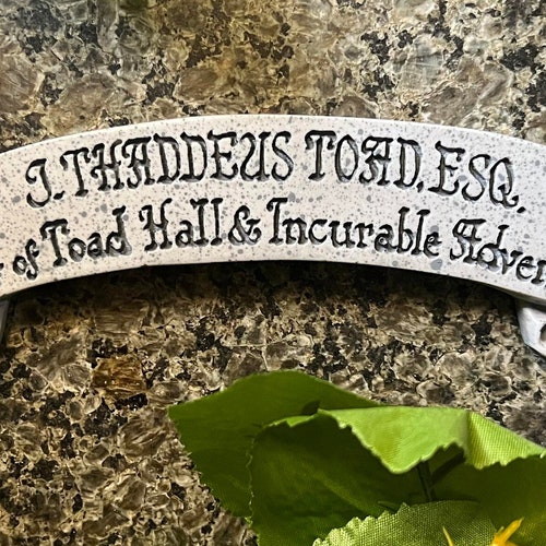 Toad Hall Deed Certificate Mr. Toad's Wild Ride - Etsy