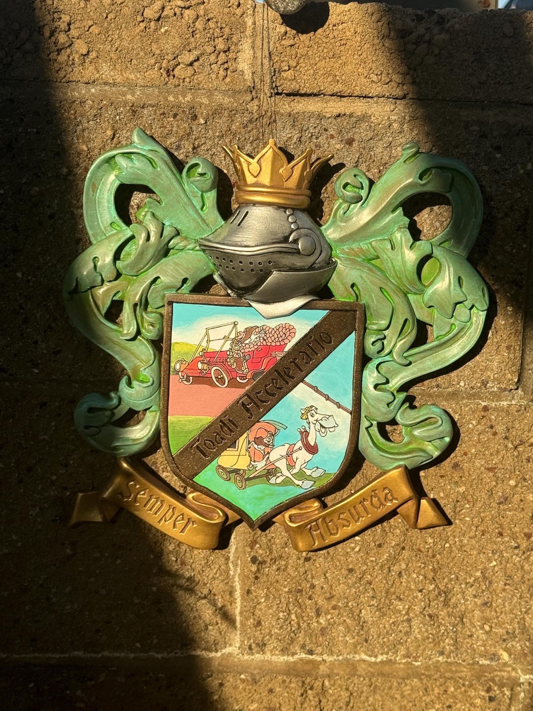 Mr. Toad's Wild Ride Toad Hall Crest Replica Plaque - Etsy