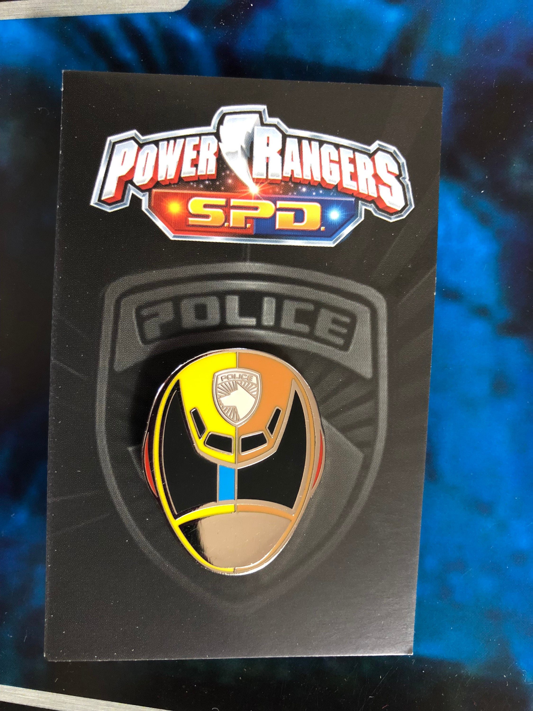 Power Rangers SPD Yellow Ranger "z" Helmet Pin - Etsy