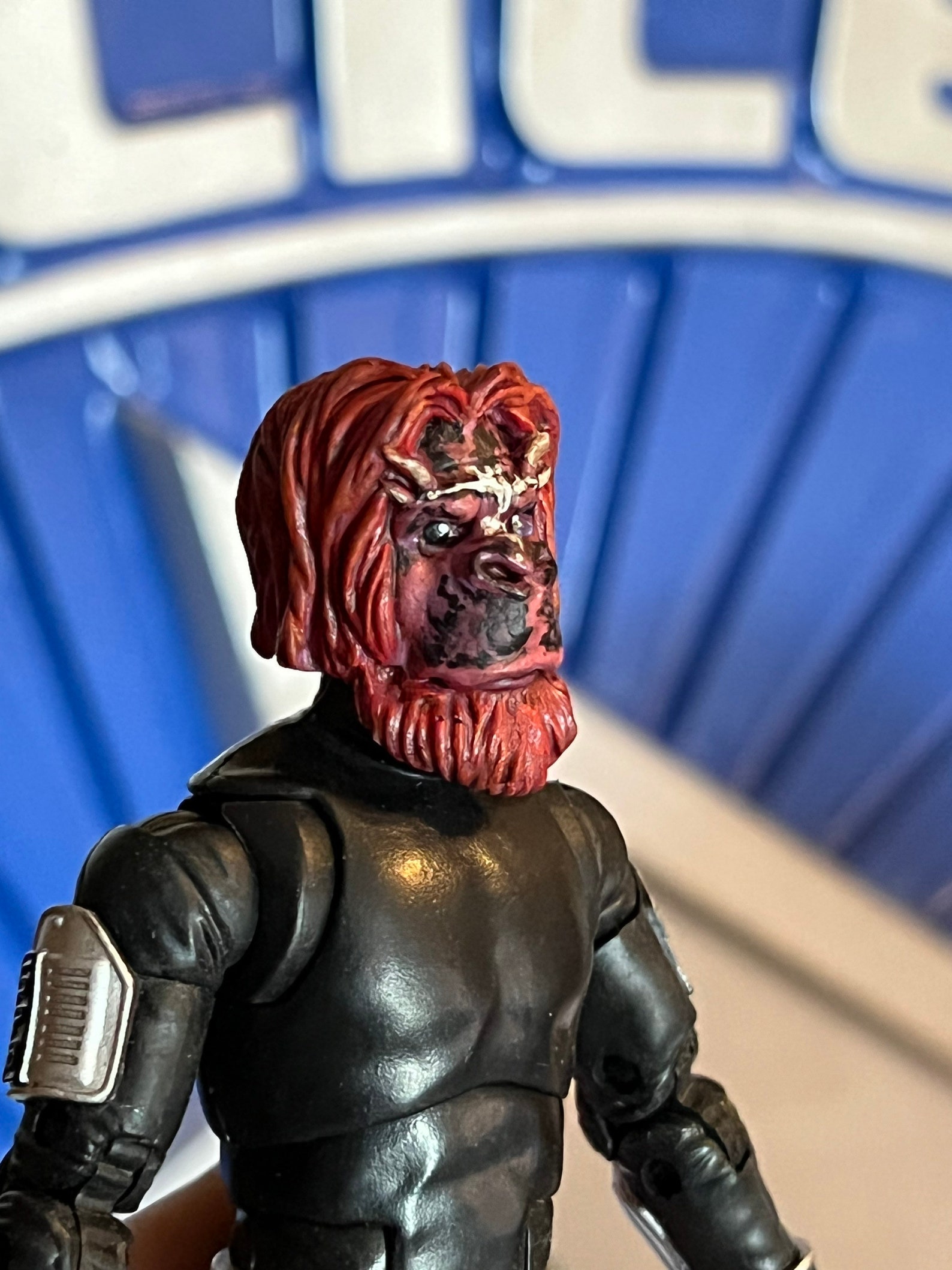 Power Rangers SPD Sergeant Silverback Custom Action Figure Head - Etsy