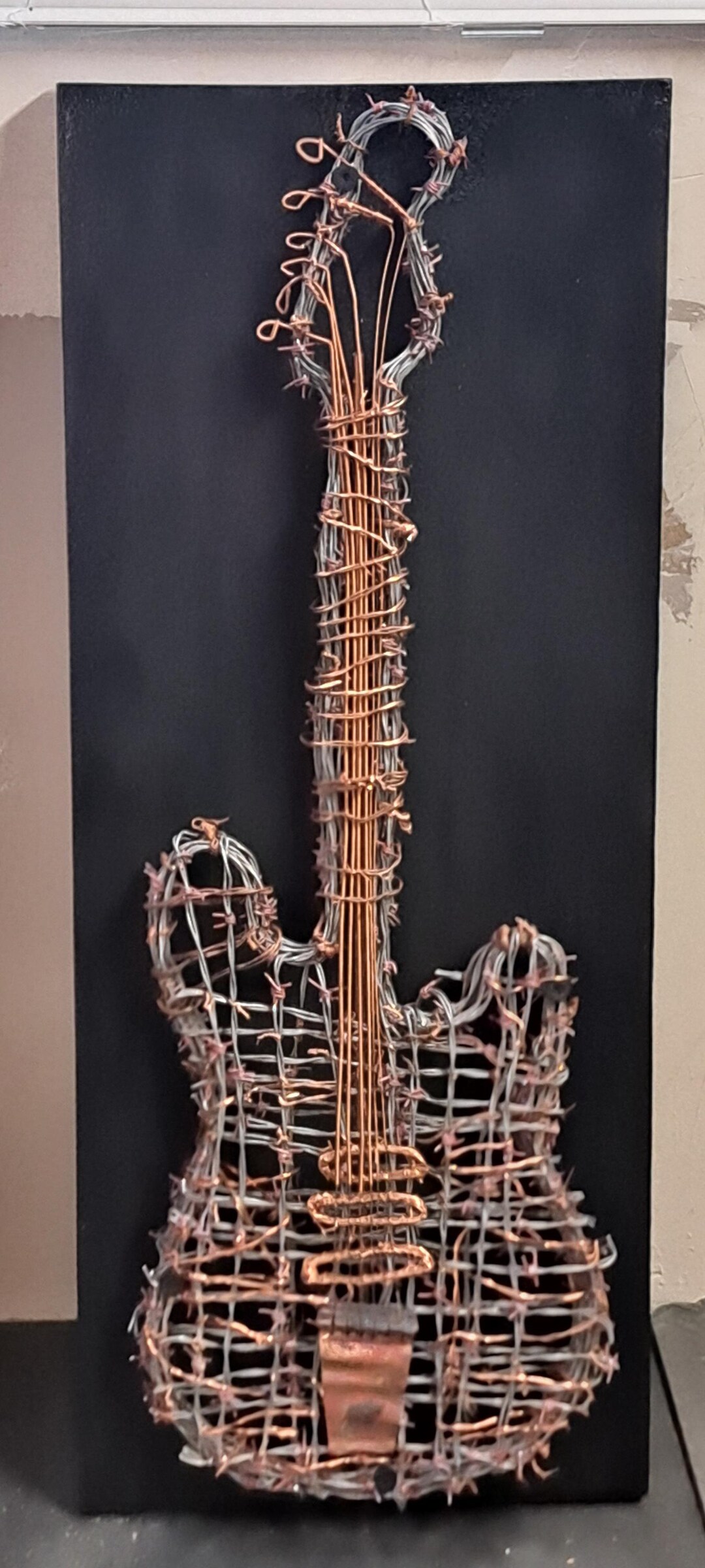 Barb Wire Guitar - Etsy