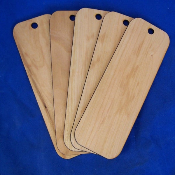 Thin Wood Bookmark - Etsy