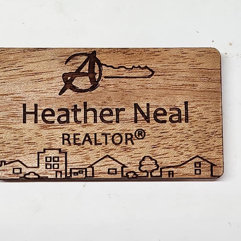 Wooden Name Tags Magnets - Etsy