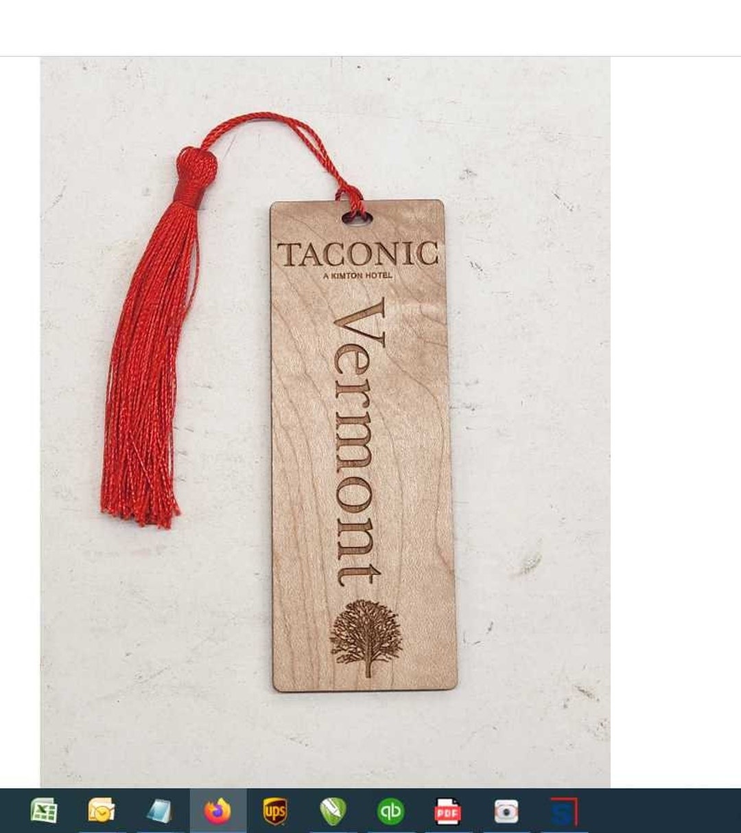 250 Assorted Custom Wood Bookmarks With Logo Engraved and Tassels - 2.0 ...