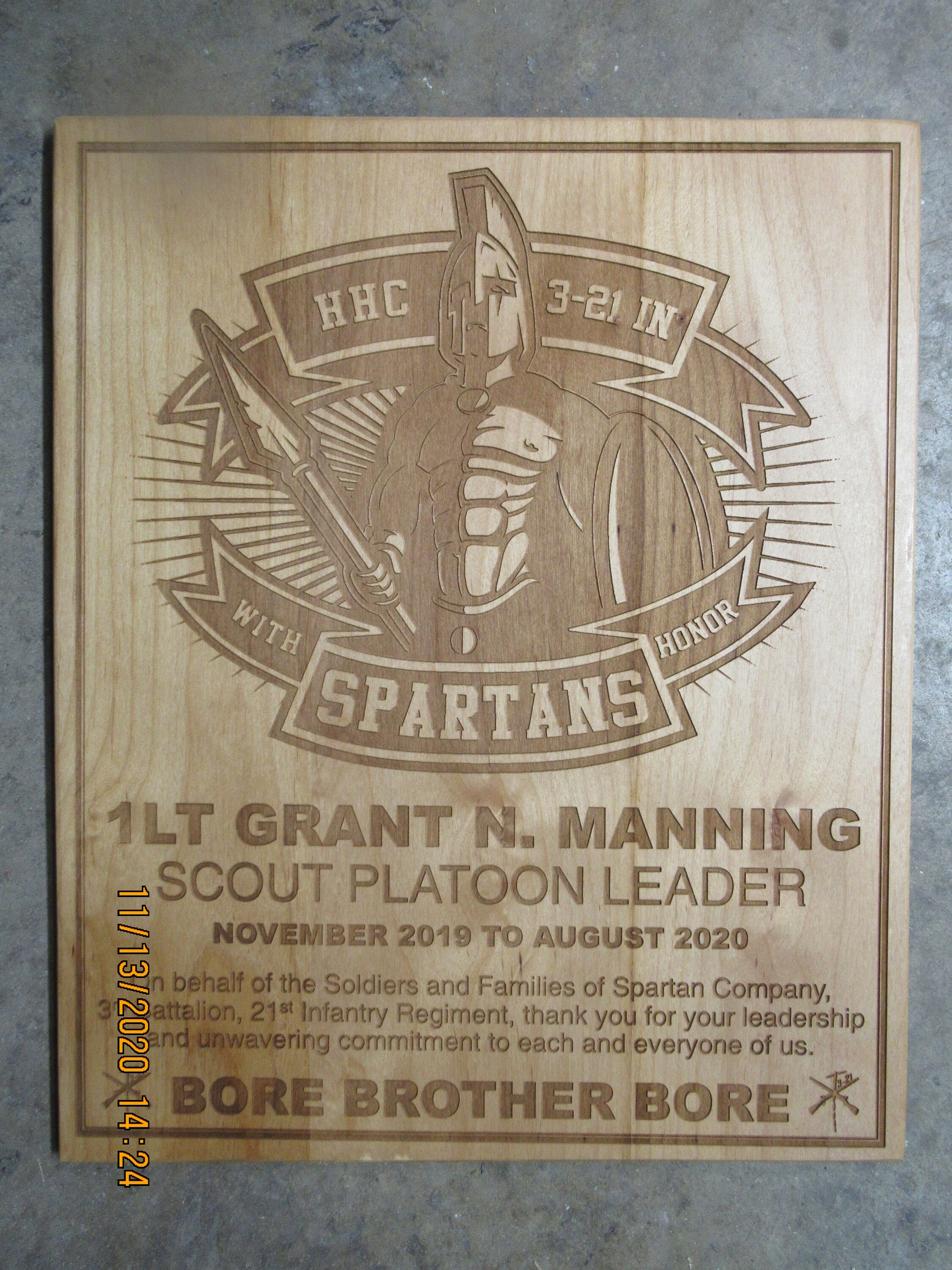 Laser Engraved Wood 8 X 10 Solid Wood Wall Plaque | Etsy