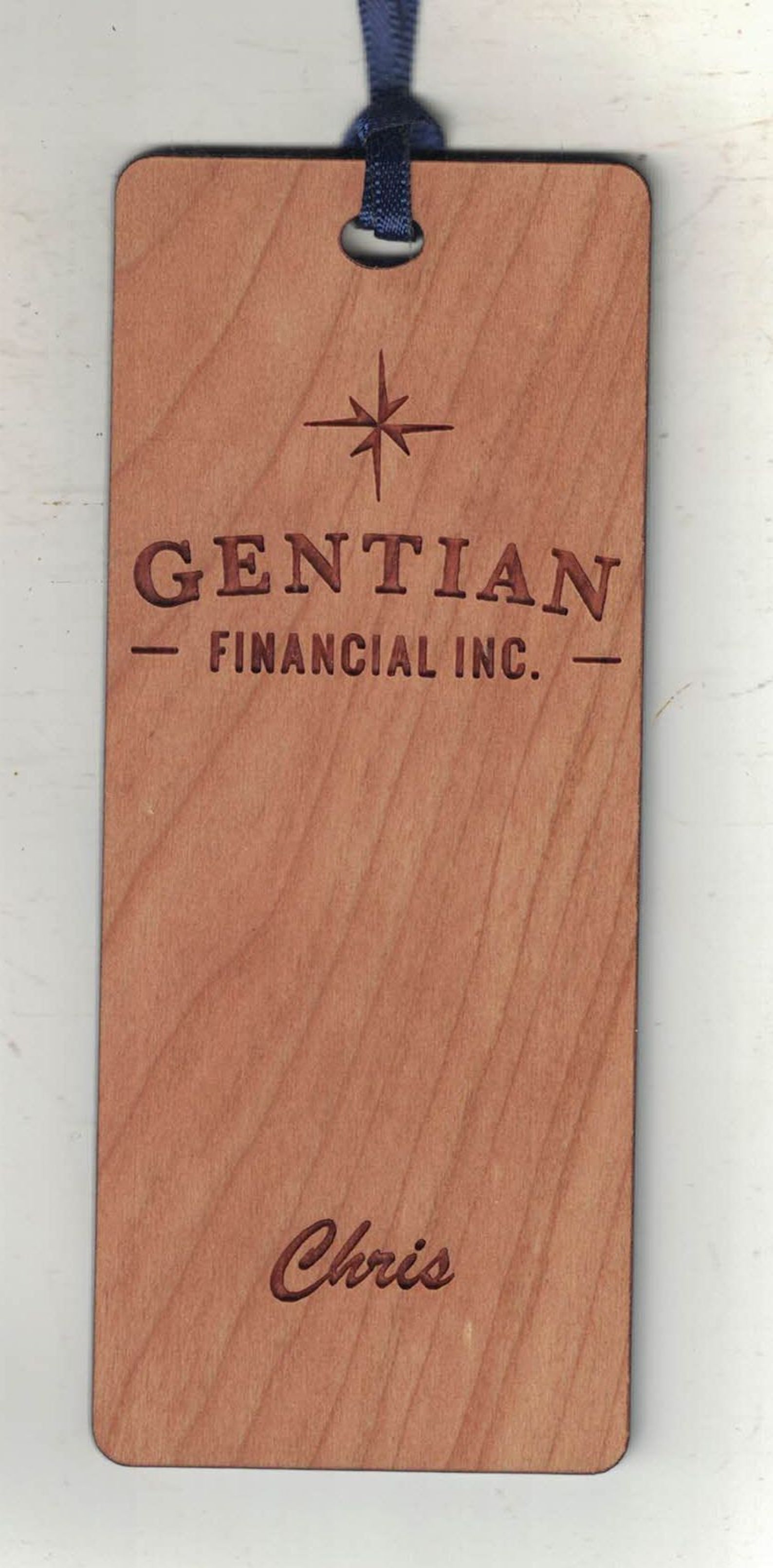 10 Assorted Wood Bookmarks With Names Engraved and Ribbons - 1" X 4" X ...