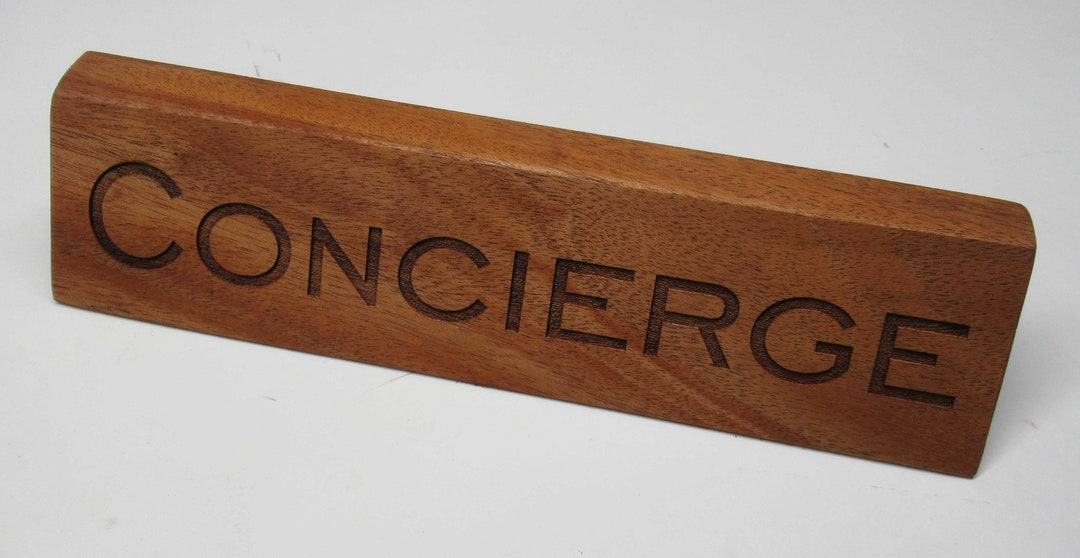 Desk Name Block Plate - Etsy