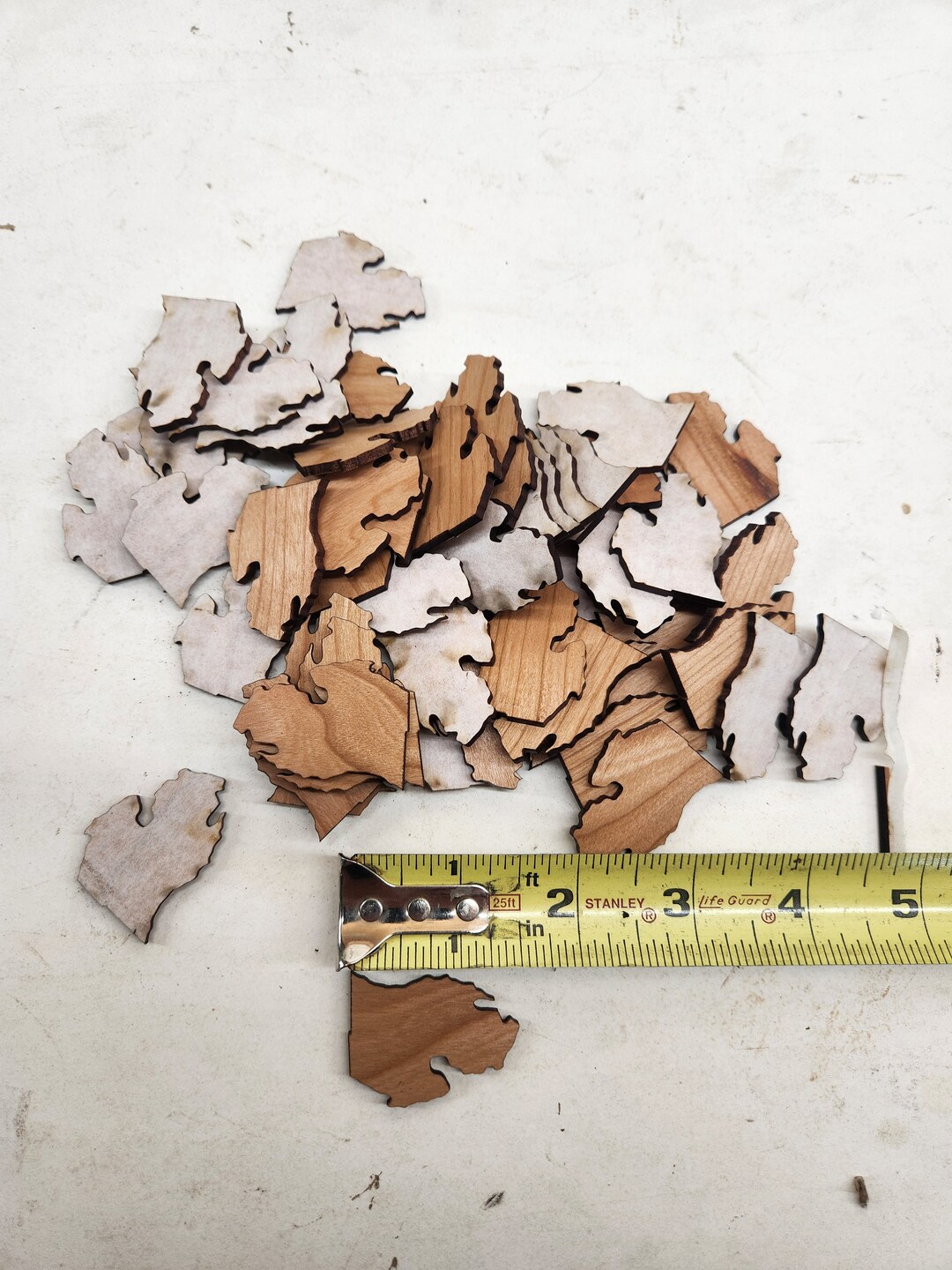 200 Cherry Wood Michigan State Cut Outs Other States Available - Etsy