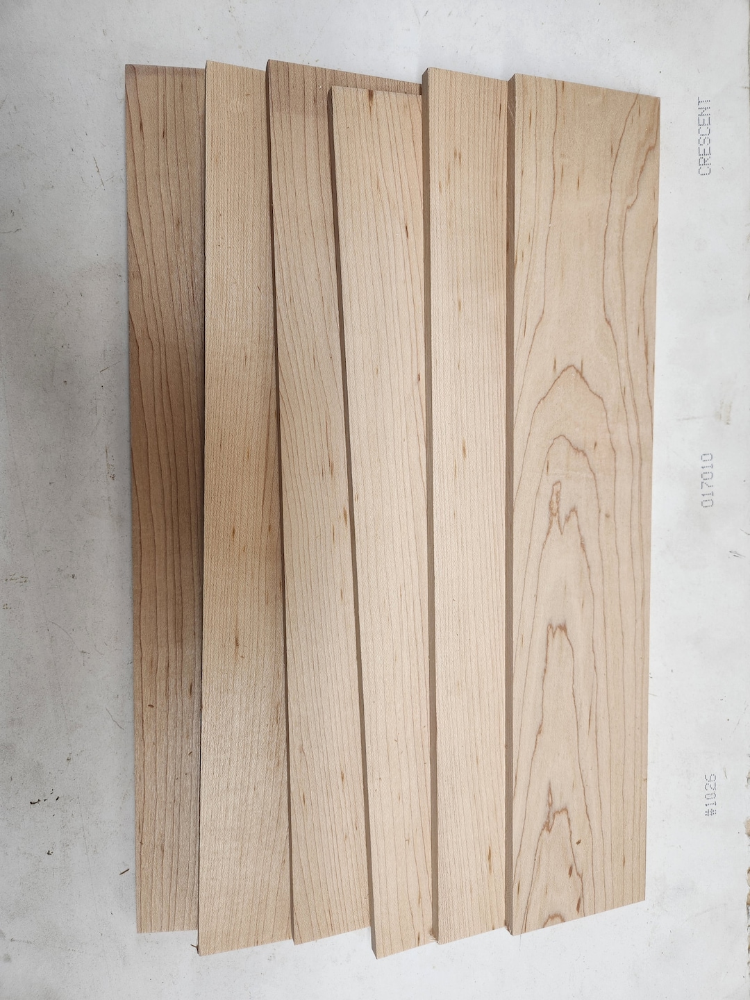 6 Custom Maple Wood Strips 3 X 16 X .250 - Etsy