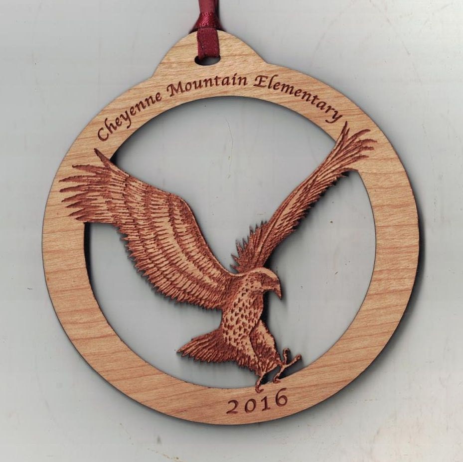 20 Laser Engraved Cherry wood custom christmas ornament New | Etsy