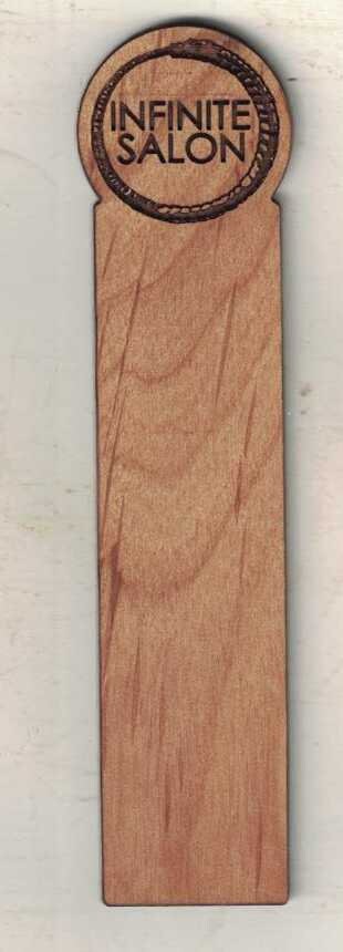 10 Assorted Wood Bookmarks With Text or Logo Engraved, No Ribbons - 1 ...