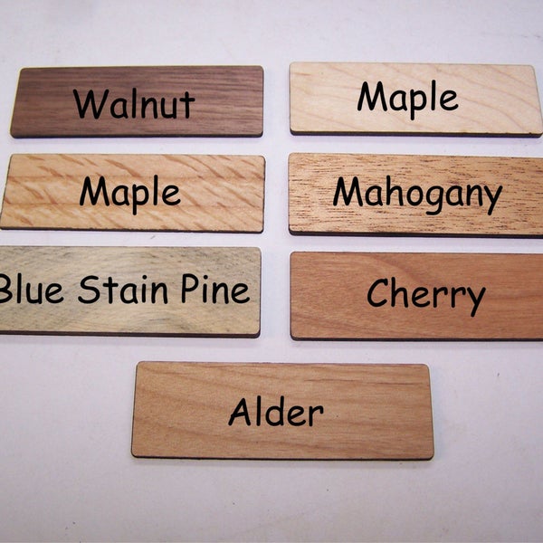Engraved Wood Tags - Etsy