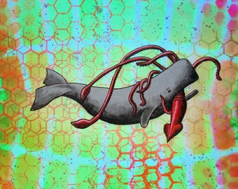 Fishman Whale | Etsy