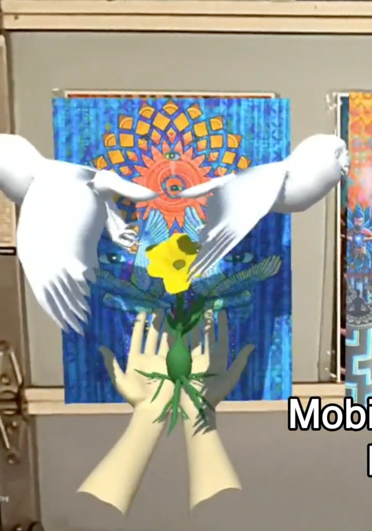 Tapestry Flame in the Void Augmented Reality Reactive | Etsy