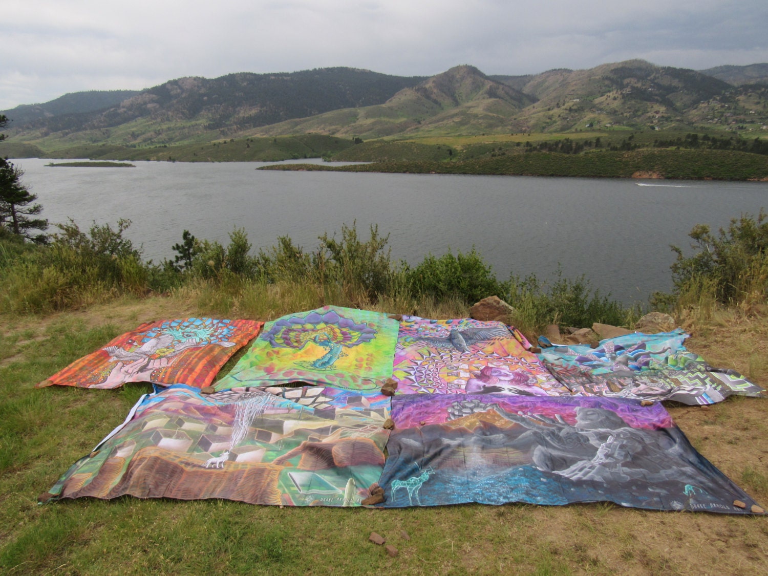 Tapestry Flame in the Void Augmented Reality Reactive | Etsy