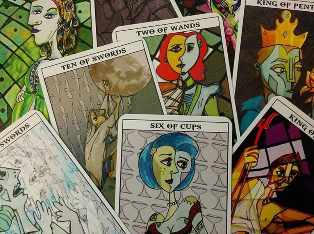 Greek Mythology Tarot Deck, Tarot Cards, Cubism-inspired, Mythological ...