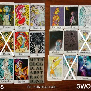 Single Cards, Greek Mythology Tarot Cards, Individual Sale - Etsy