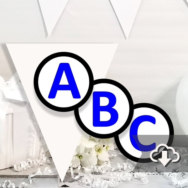 Royal Blue Bunting - Etsy