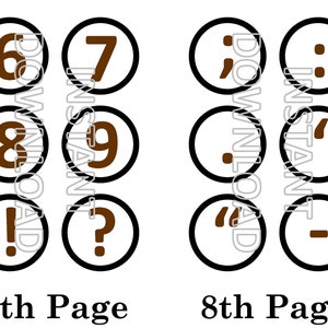 Brown Alphabet Banner Letters Printable, Brown Bunting Letters, DIY ...