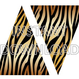 Animal Print Banner Printable Jungle DIY Custom Banner | Etsy