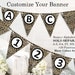 Leopard Print Banner Printable, DIY Custom Banner, Animal Print, Baby ...